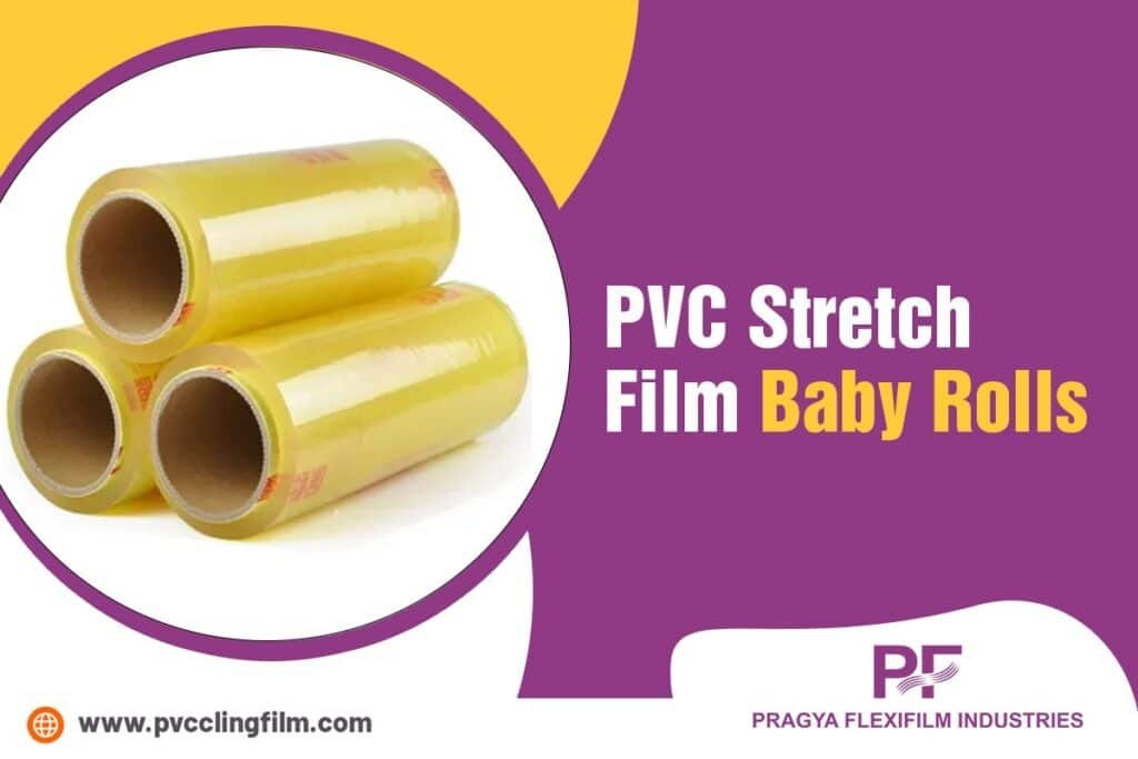 PVC Stretch Film Baby Rolls For Small-Scale Packaging